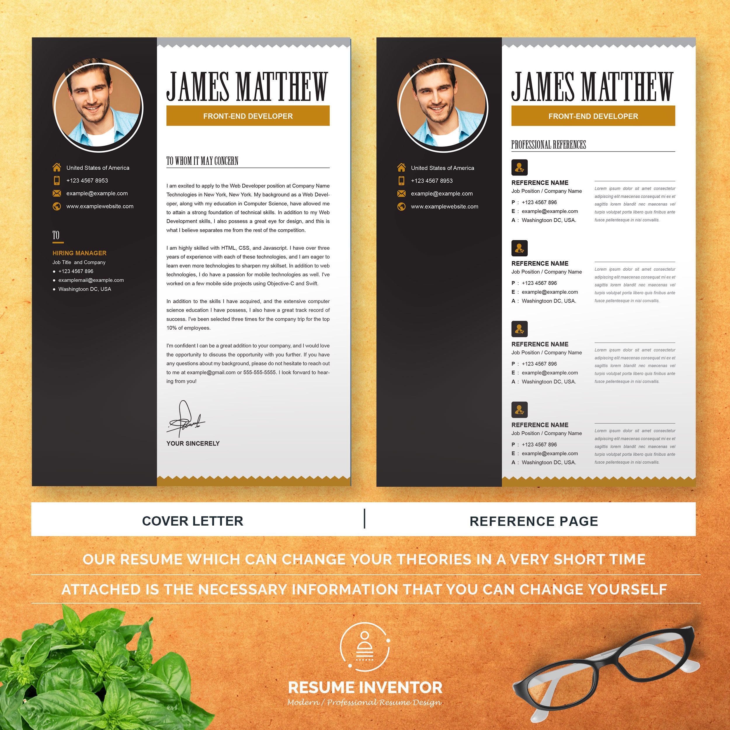 Front-end Developer CV Template Word Software Engineer Resume, Software ...