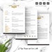 Clean and Professional Creative Resume Template 3 Page Clean Resume ...