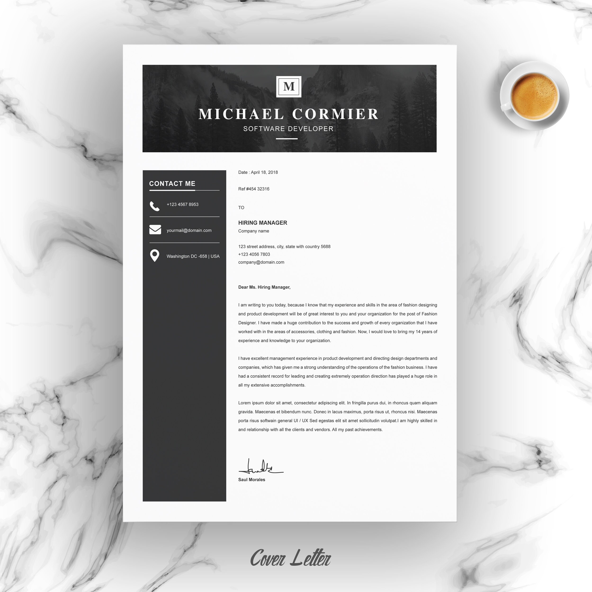 Resume Template - Etsy