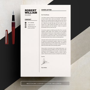 Creative Resume Template, Unique CV Design, Trendy Resume Layout, Job ...
