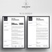 2 Pages Clean Resume Template Simple & Basic Professional Resume ...