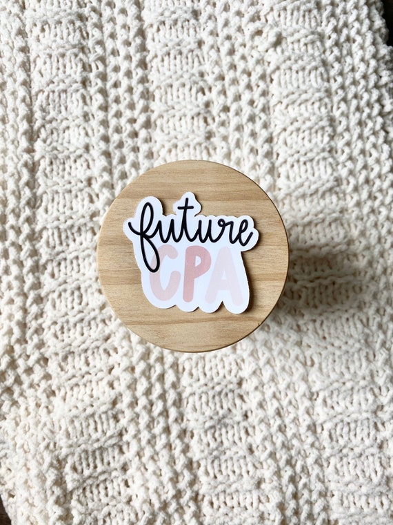 Future CPA Sticker Laptop Sticker Water Bottle Sticker - Etsy