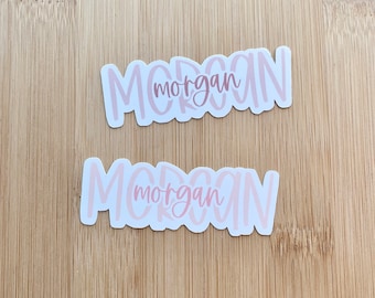 Customizable Name Sticker, Name Sticker, Personalization Name Sticker ...