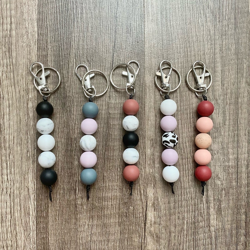 Beaded Keychains - Etsy
