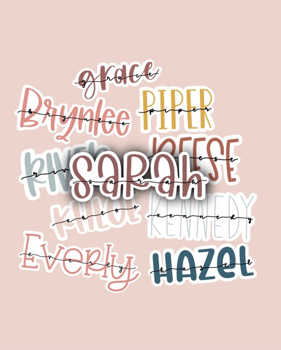 Customizable Name Sticker Name Sticker Personalization Name - Etsy