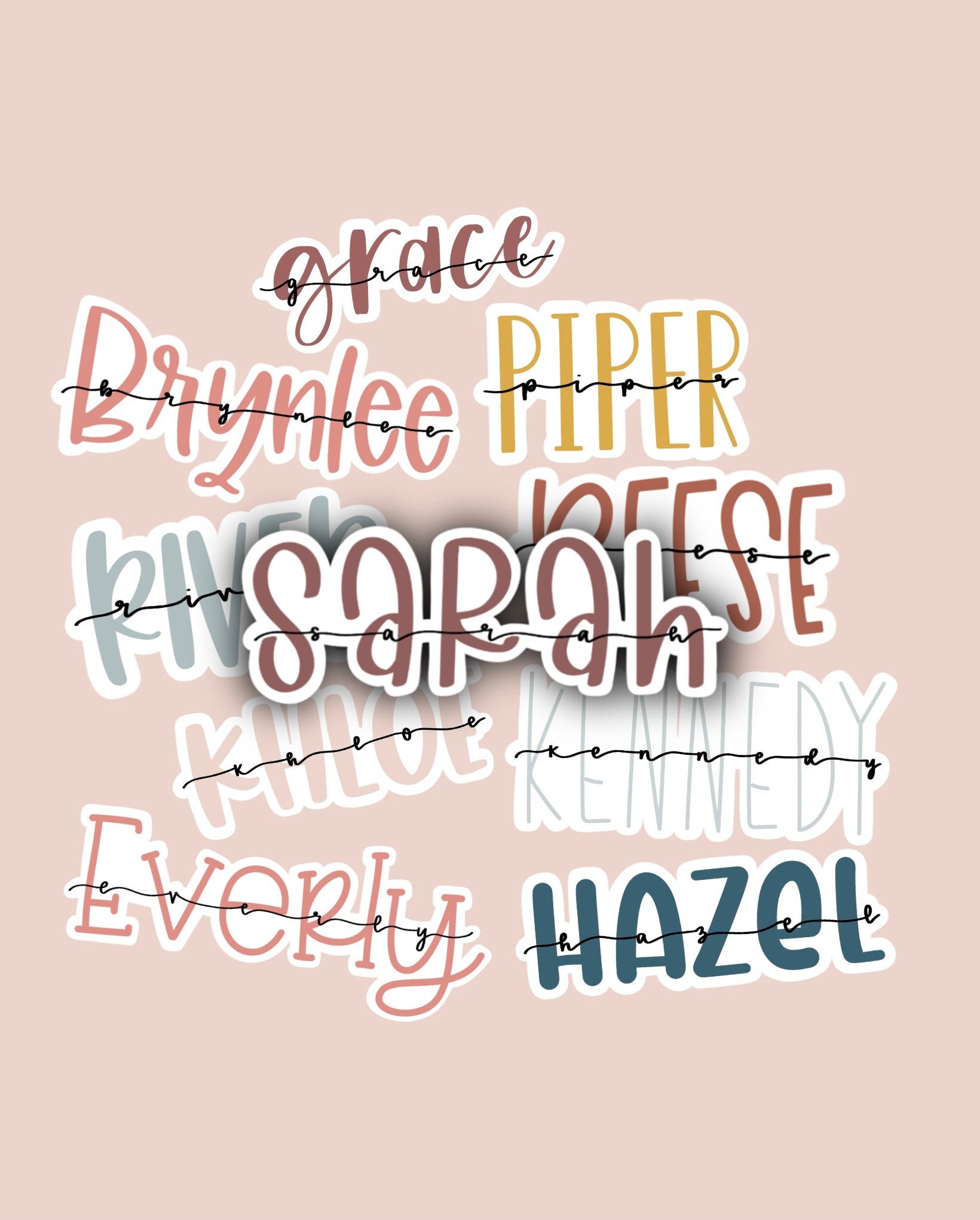 Customizable Name Sticker Name Sticker Personalization Name - Etsy