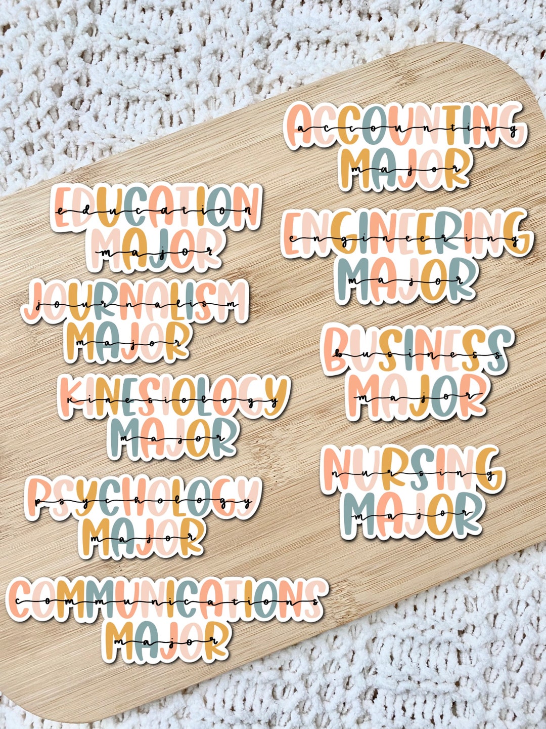 College Major Sticker, College Sticker, Major Sticker, Laptop Sticker ...