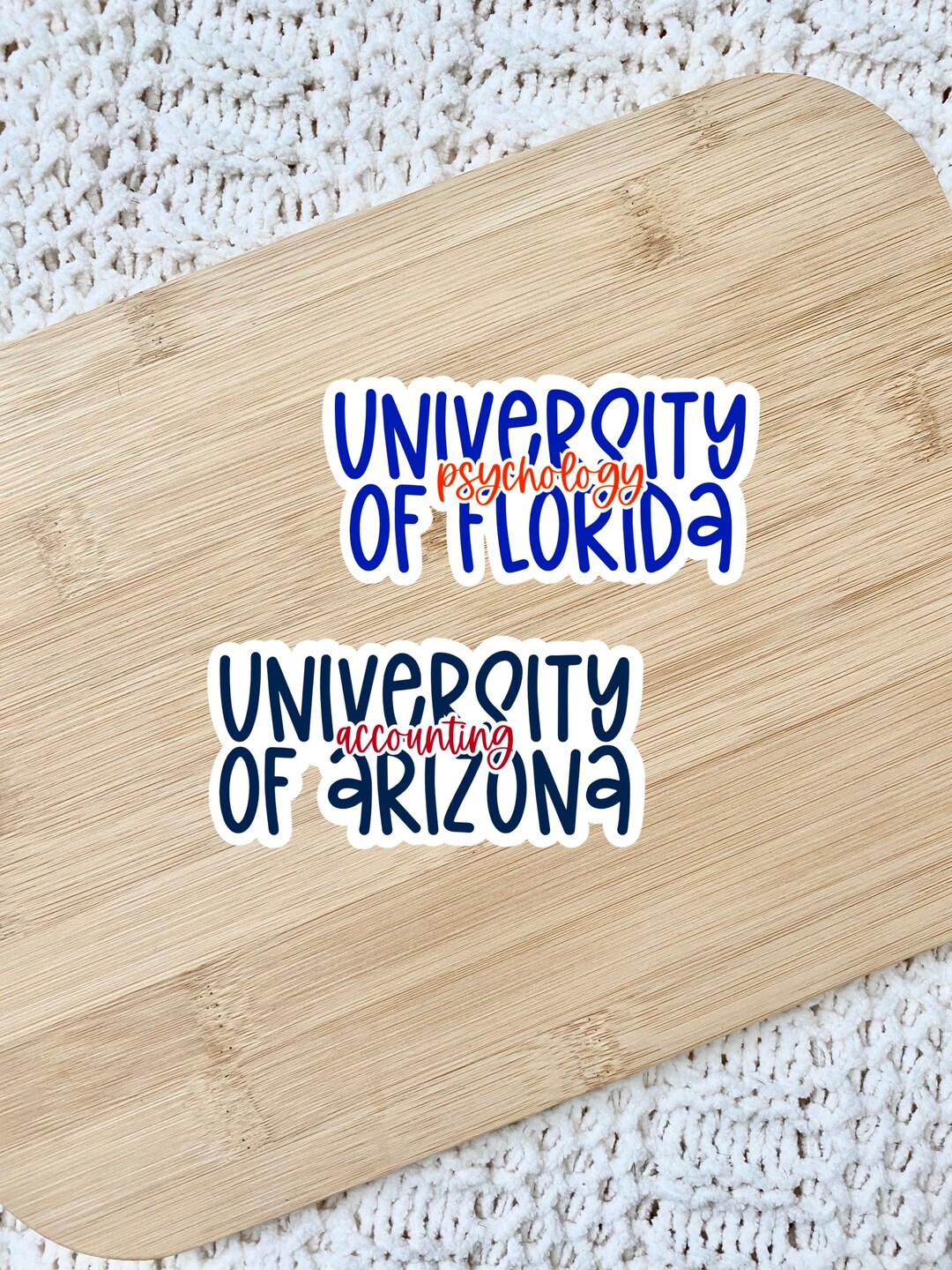 Customized College With Major, School Major Sticker, Colleges, School ...