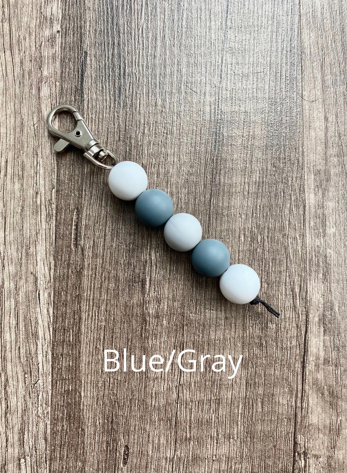 Silicone Bead Keychain Beaded Keychain Keychain - Etsy Australia