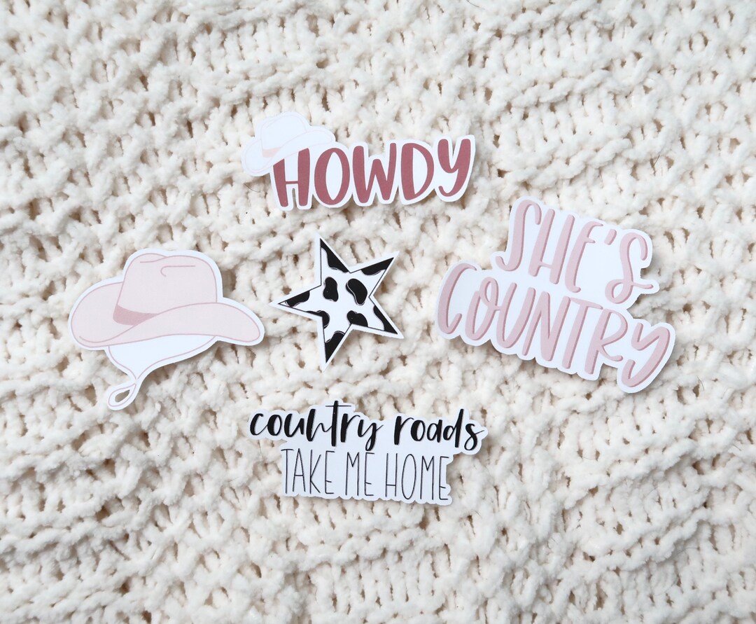 Country Sticker Pack, Country Girl Sticker Pack - Etsy