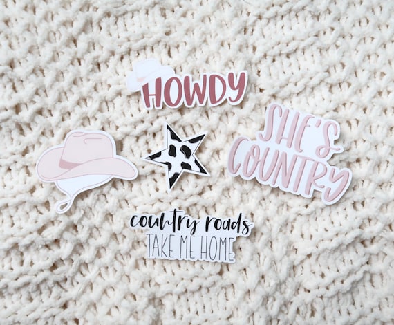 Country Sticker Pack Country Girl Sticker Pack | Etsy