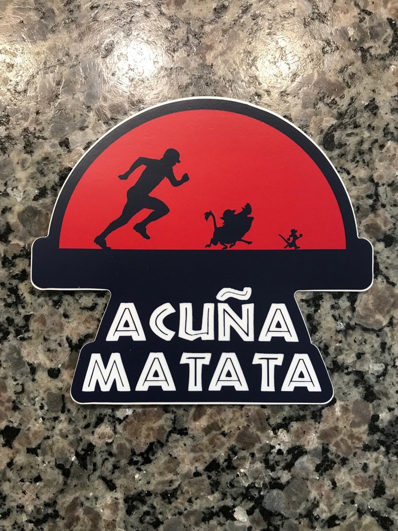 5 Inch Acuna Matata Sticker | Etsy