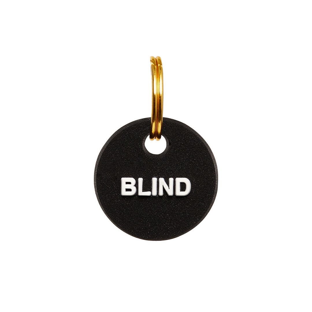 Mini Tag - Blind Charm - Blind - Pet ID Tag - Dog Tag for Dogs - Blind ...