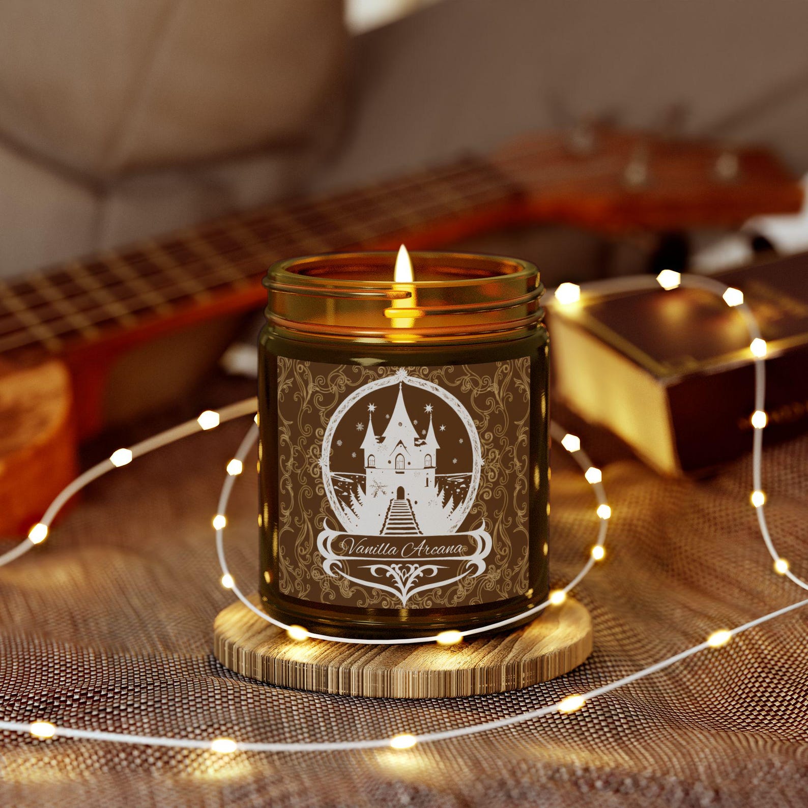 Vanilla Arcana Fantasy DND Themed Candle, Coconut Apricot Wax (9oz ...