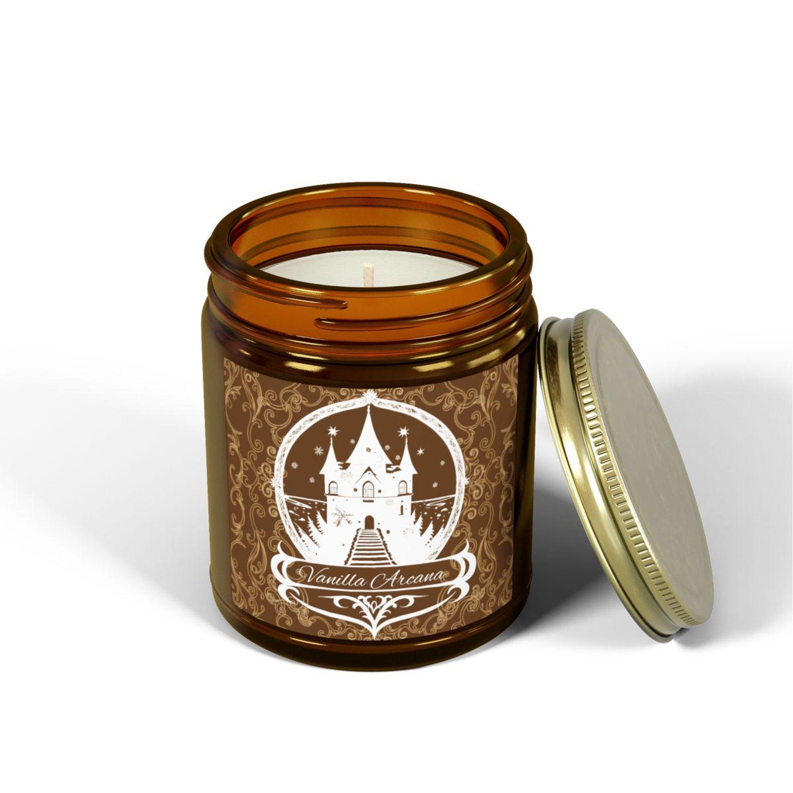Vanilla Arcana Fantasy DND Themed Candle, Coconut Apricot Wax (9oz ...