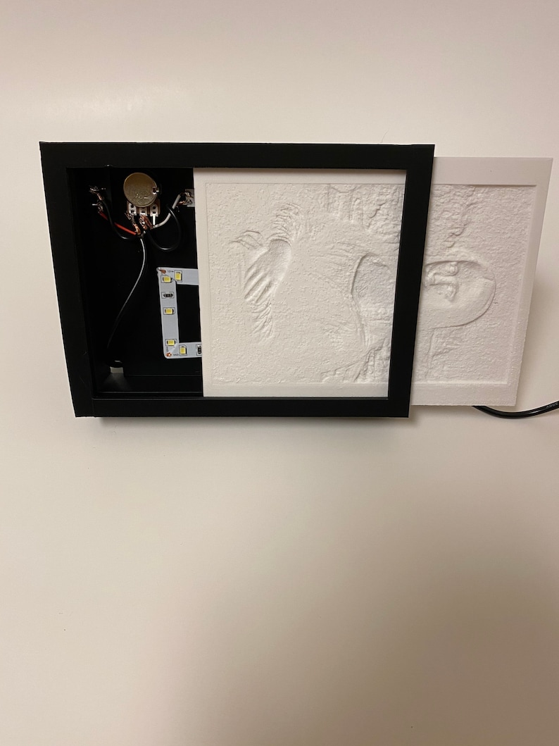 Personalized Lithophanes With Lighting Frame 3D Printed - Etsy