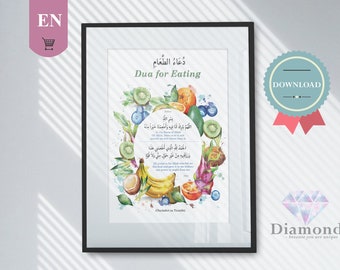 Dua Before Eating - Etsy