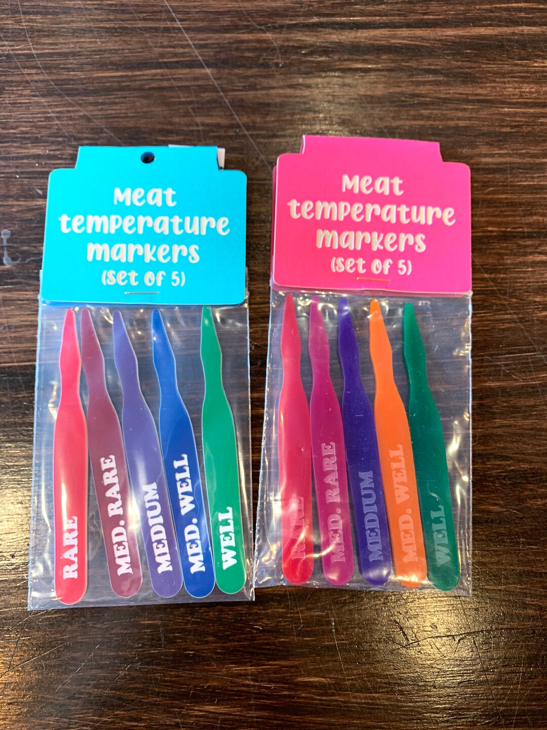 Meat Temperature Markers 2 Styles! Dinner Party, Bbq, Barbecue, Fathers ...