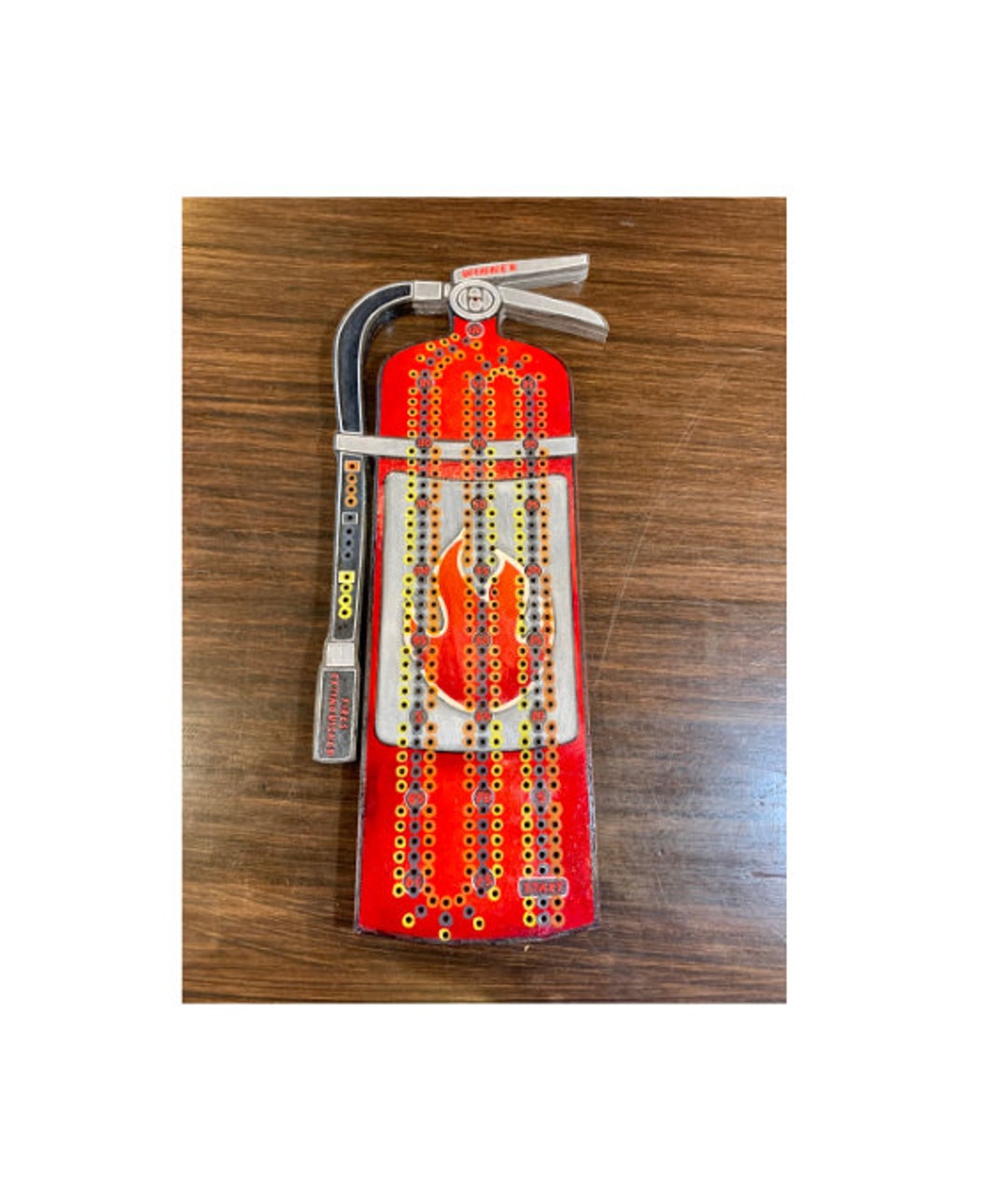 Fire Extinguisher Cribbage/ Cribboard Easy to Follow Firefighter, Fire ...