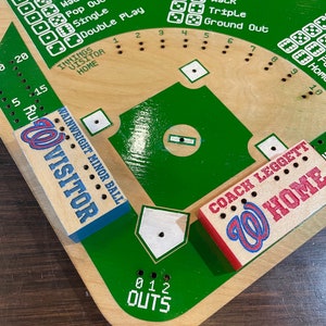 Baseball Dice Game. Customizable, Custom, Game Night, Fathers Day ...