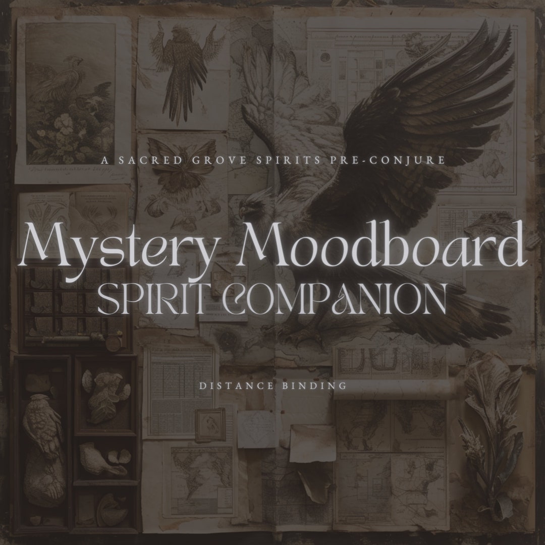 Male Mystery Moodboard Match Spirit Companion Distance Binding, Spirit ...