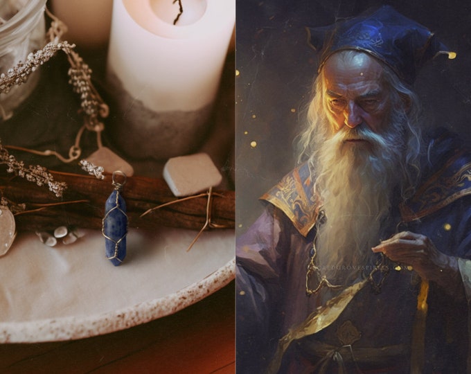 Clever and Eccentric Male Human Mage Spirit Companion Physical Vessel ...