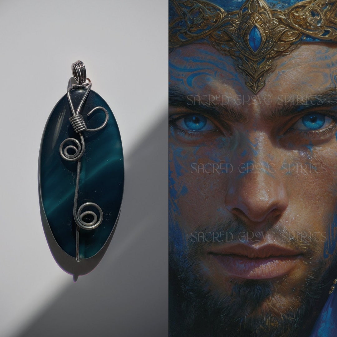 Male Atlantean Djinn Spirit Companion Physical Vessel, Spirit Keeping ...