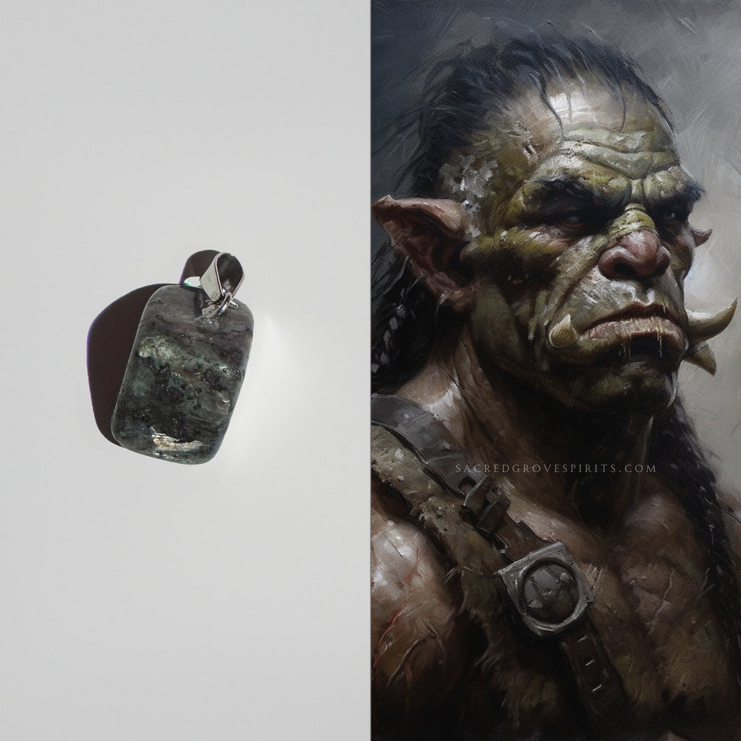 Male Orc Spirit Companion Physical Vessel Spirit Keeping - Etsy