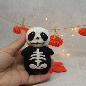 Skeleton Crochet Pattern, Crochet Halloween Pattern, Amigurumi Toy Pdf ...