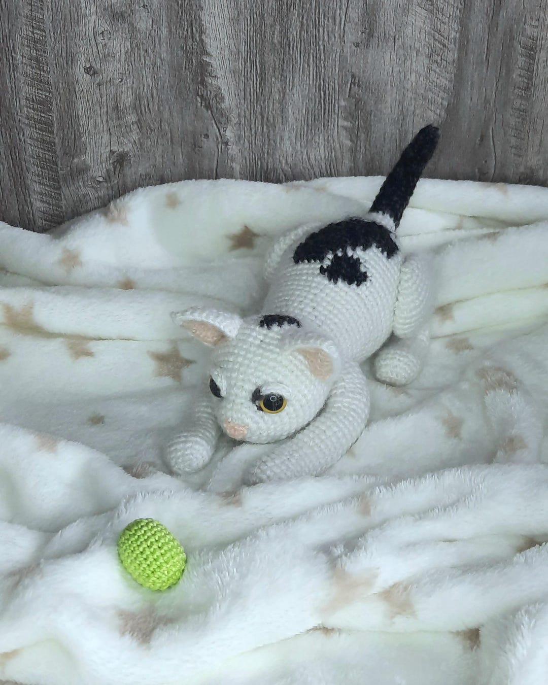 Realistic Crochet Cat From Photo. Custom Order Playing Cat Toy, Pet ...
