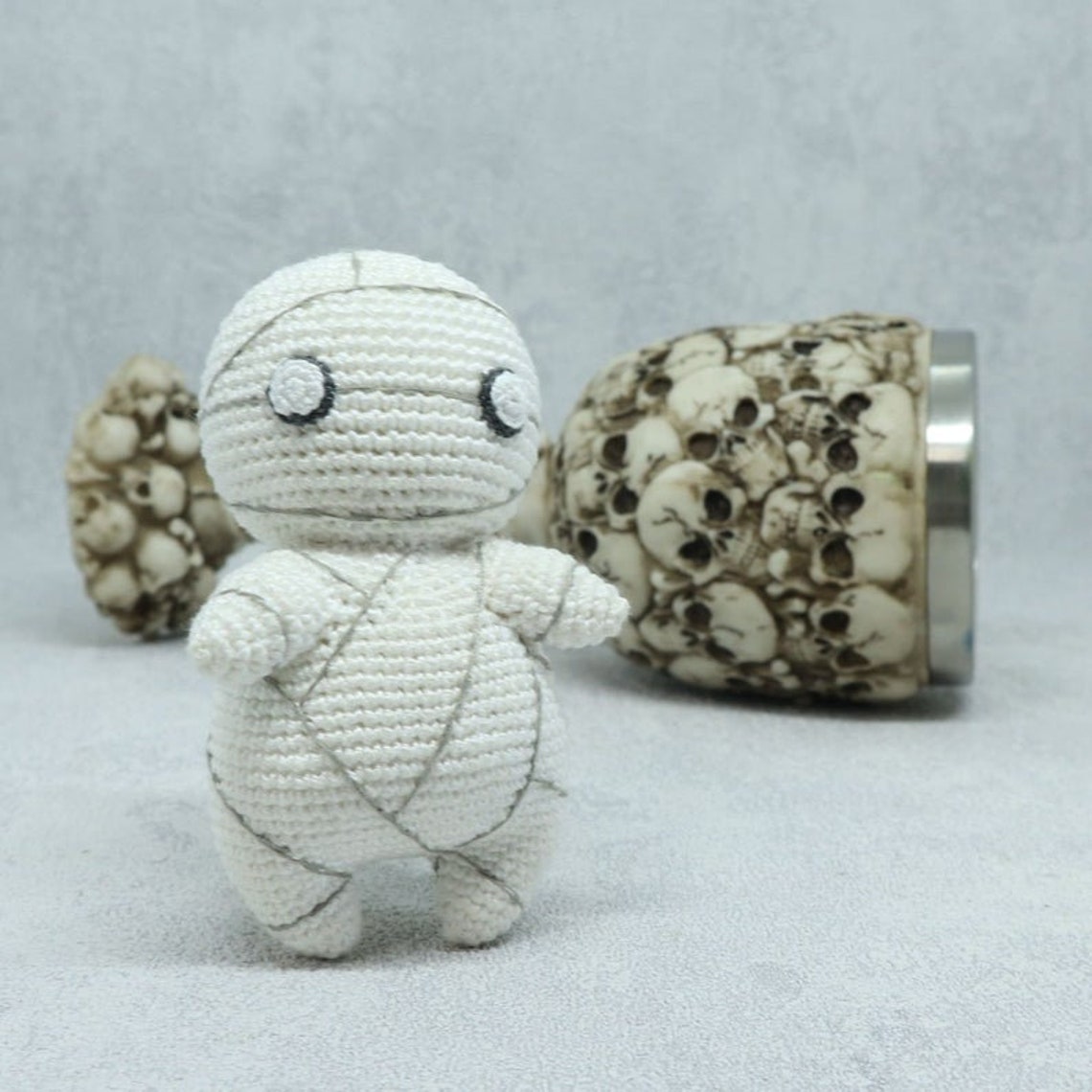 Crochet anime mummy Mii-kun How to keep a mummy. Cute mummy | Etsy