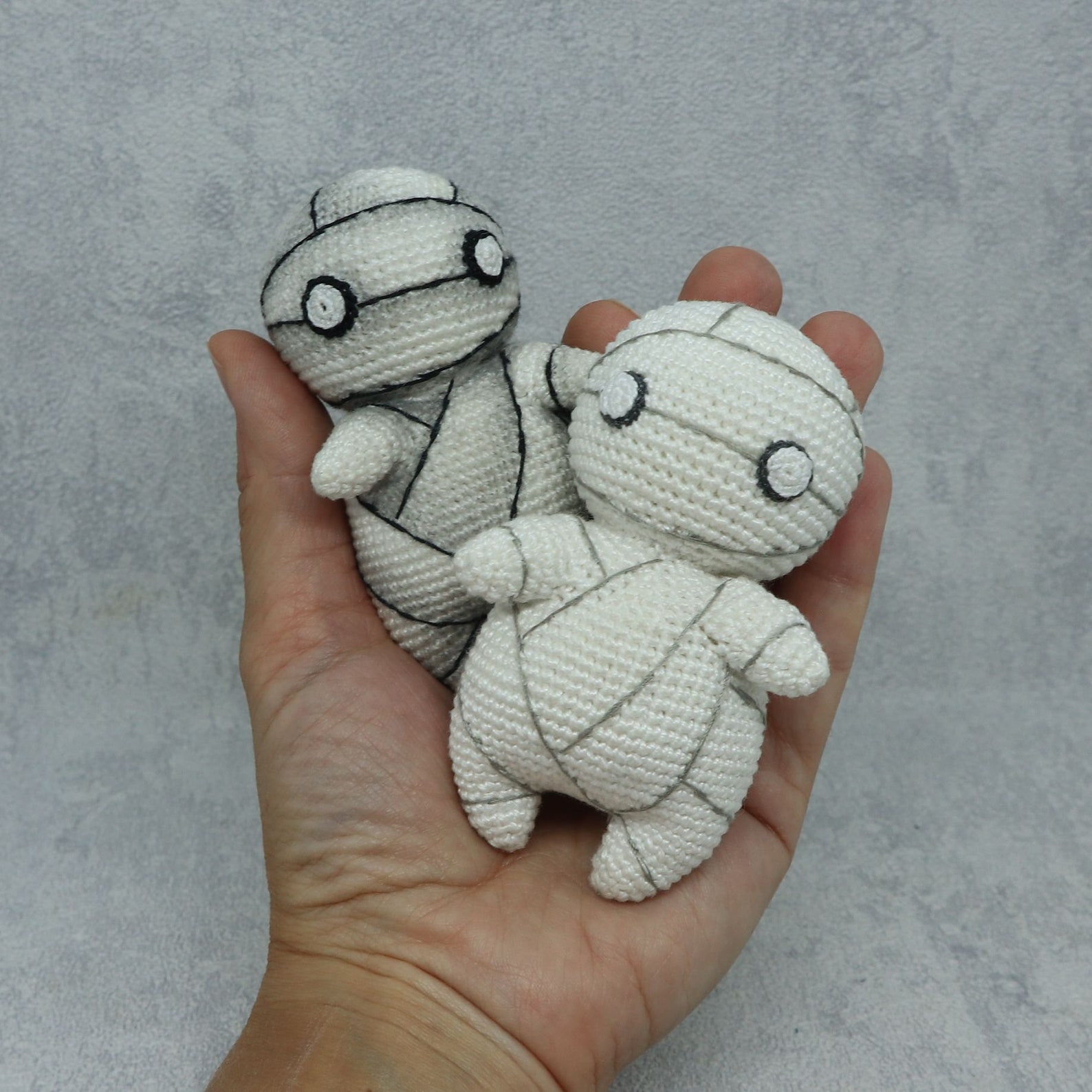Amigurumi Mummy Crochet Pattern. Crochet Halloween Toy DIY Tutorial ...