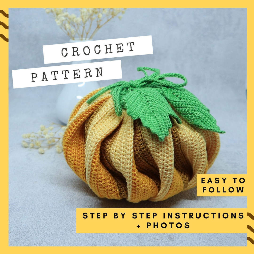 Crochet Pumpkin Bag Pattern: Halloween Candy Pouch (PDF Tutorial) - Etsy