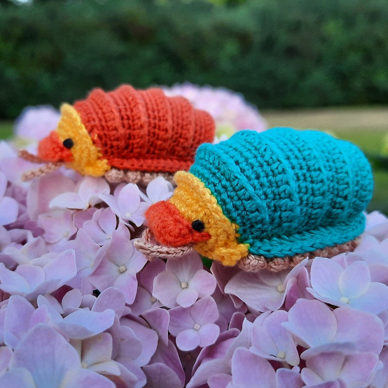 Rubber Ducky Isopod Crochet Pattern. Cute Woodlouse Toy Pattern. Car ...