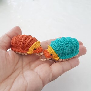 Rubber Ducky Isopod Crochet Pattern. Cute Woodlouse Toy Pattern. Car ...