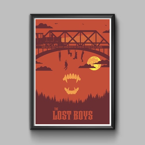 The Lost Boys Horror Halloween Poster/print - Etsy