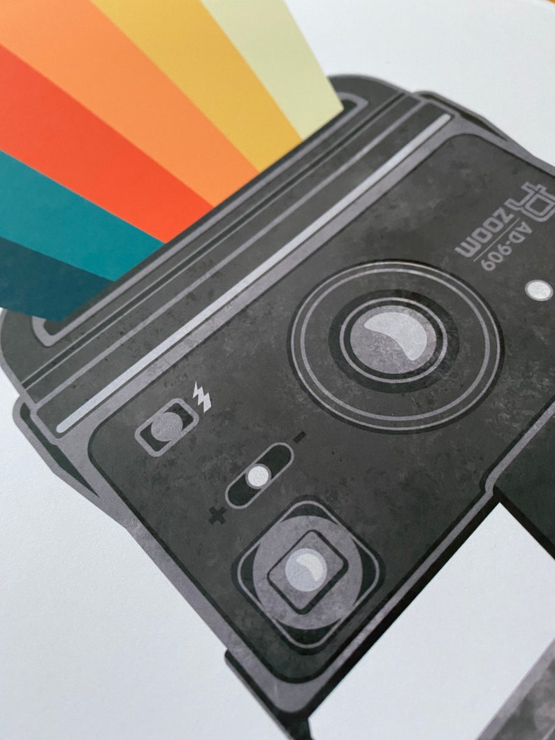 Vintage Camera Poster Print Retro Camera Art | Etsy UK