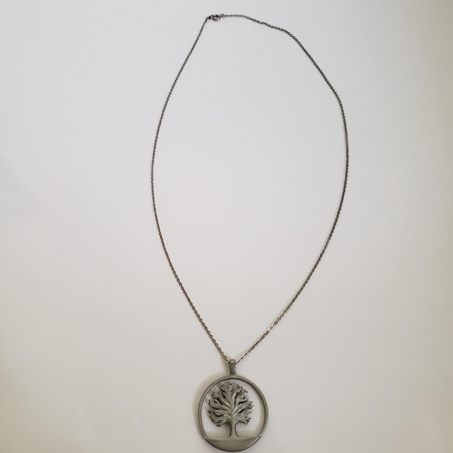 Vintage Royal Selangor Pewter Tree of Life Pendant Necklace - Etsy