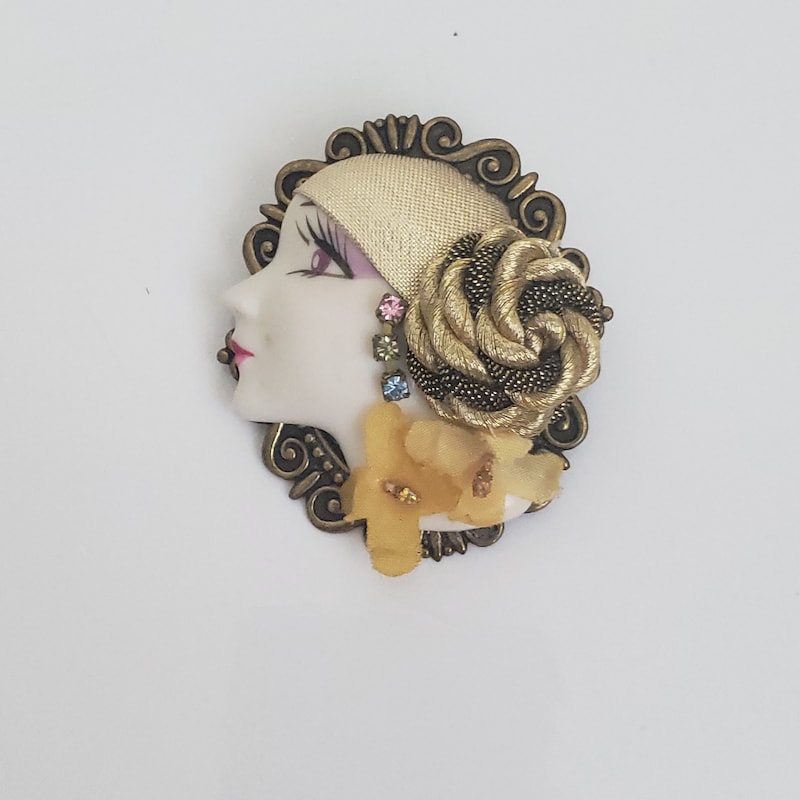 Face Brooch - Etsy