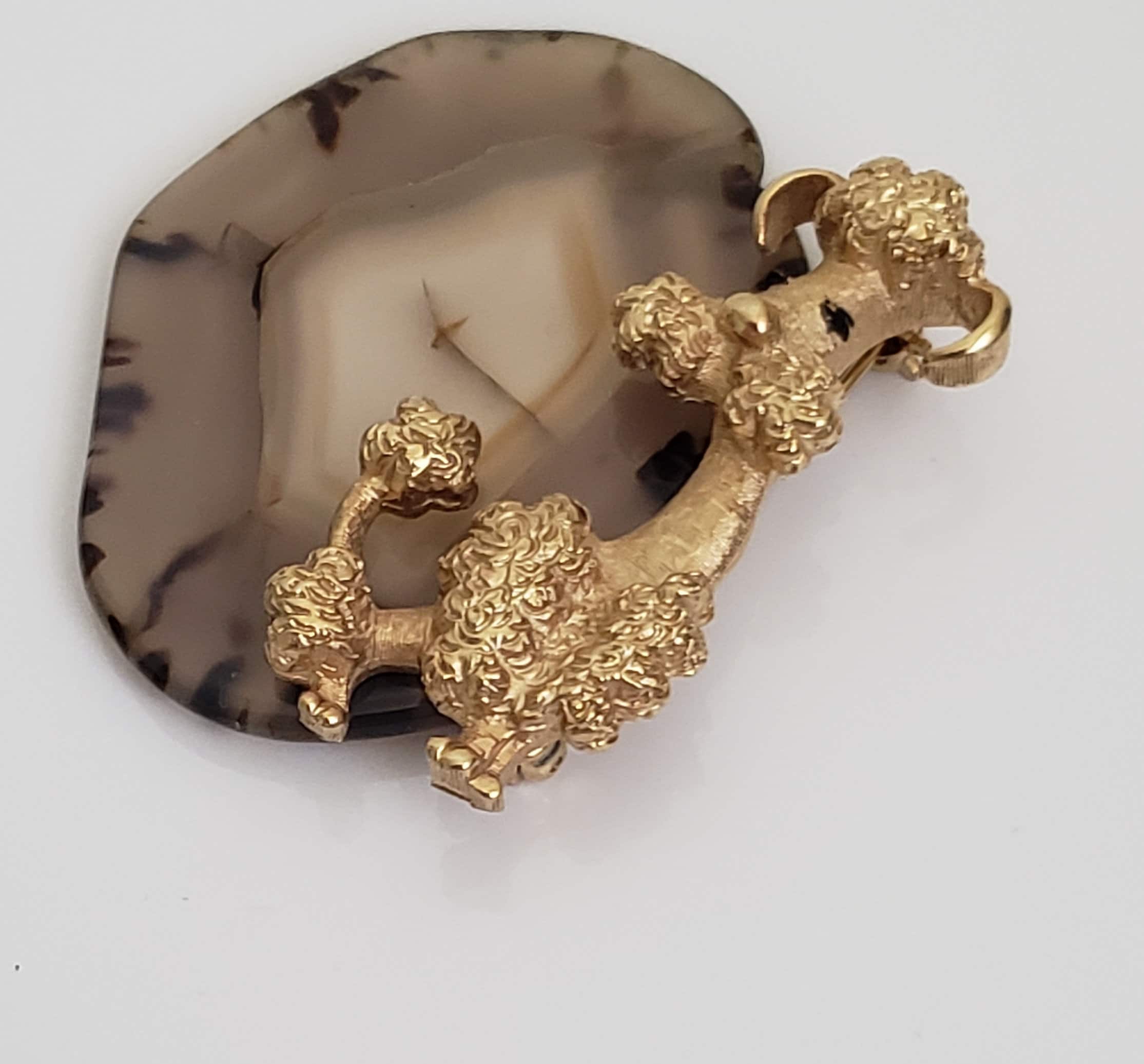 Broche, revers ou épingle à châle Avon vintage caniche - Etsy France