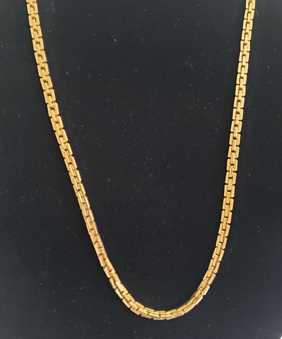 Vintage Chunky D'orlan Gold Tone Chain Link Necklace, Cable Chain of ...