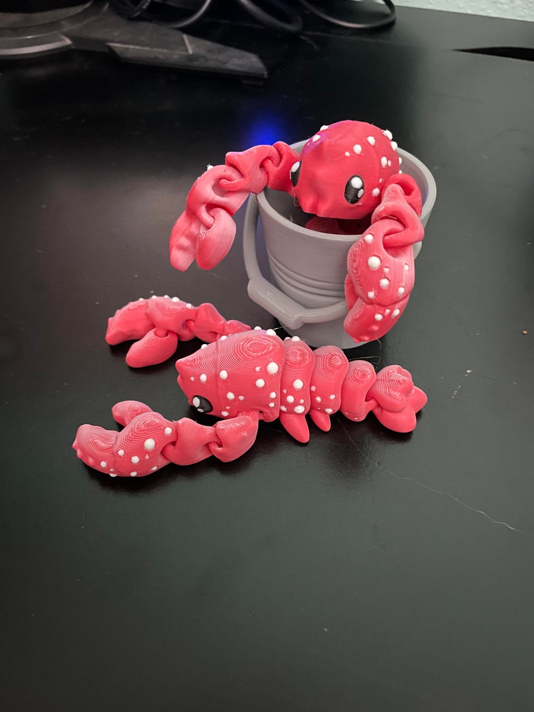 Lobster and Pail Desktop Fidget Toy - Etsy