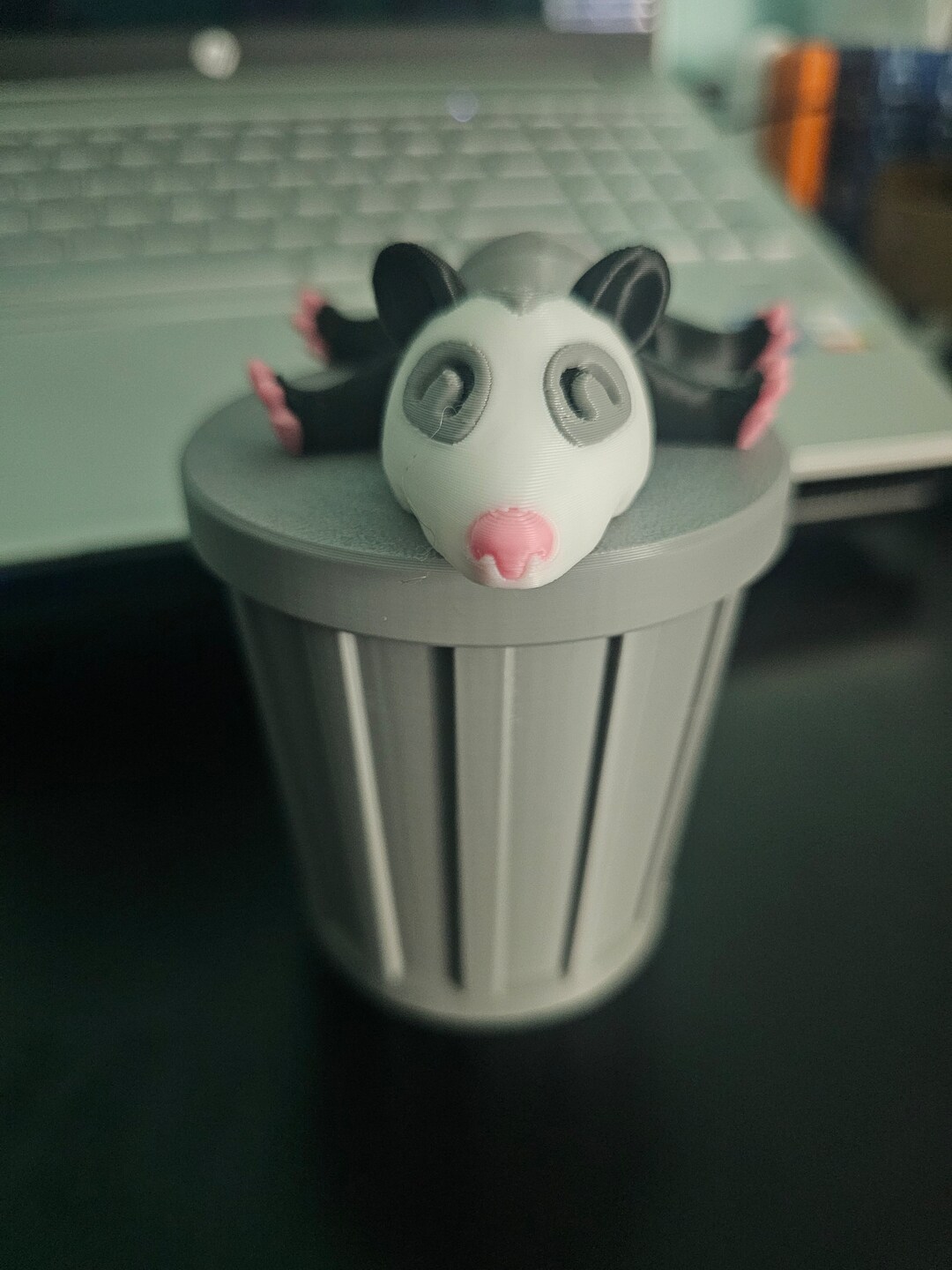 Possum and Trash Can Desktop Fidget Toy - Etsy