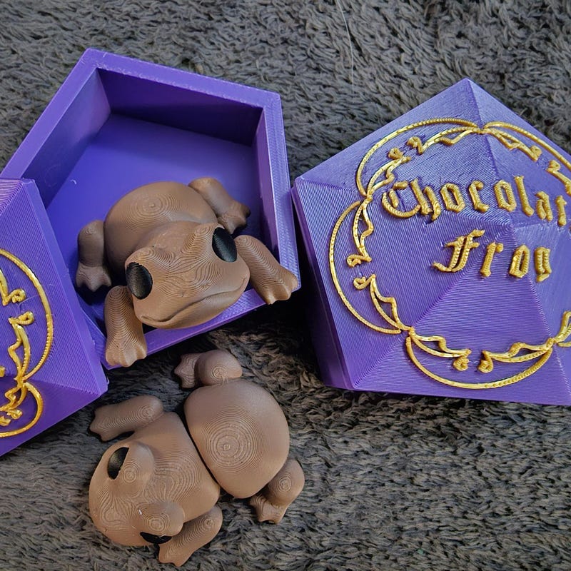 Chocolate Frog Box - Etsy