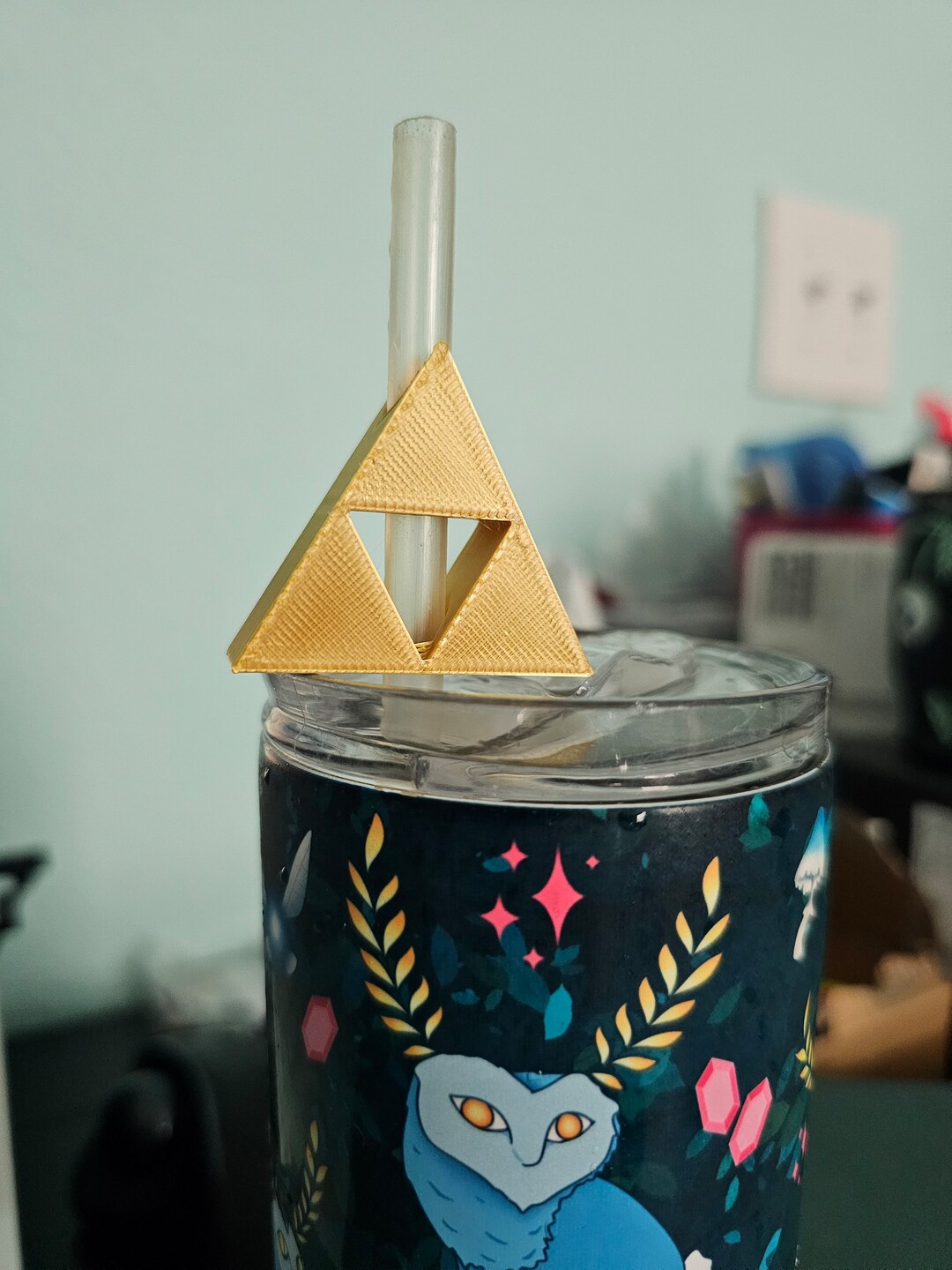 Triangles Straw Topper - Etsy