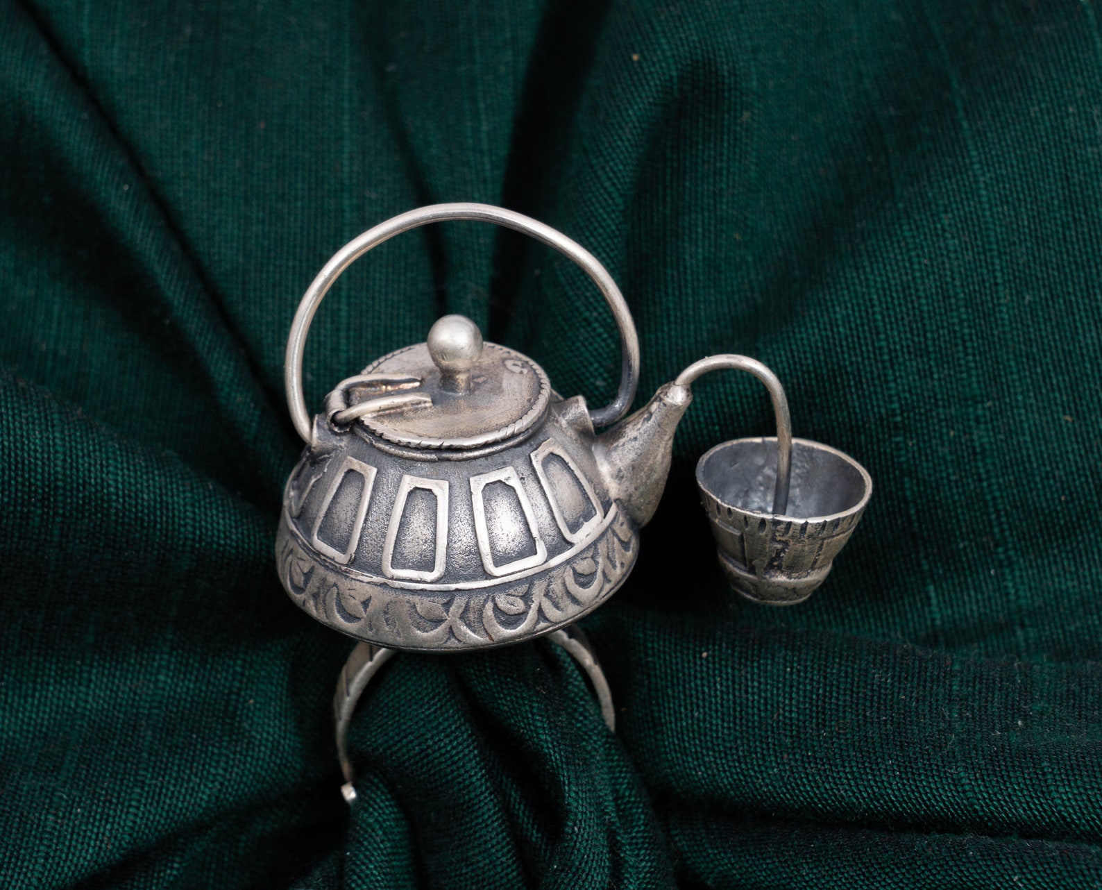 925 Sterling Silver Retro Ketli Chai Ring Statement - Etsy