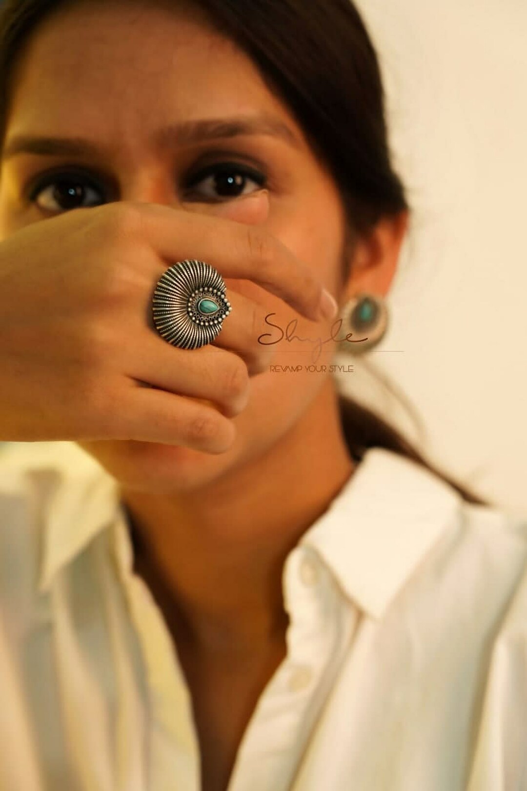 Moh Intricate Sea Shell Pure Silver Ring, Adjustable Silver Ring Boho Jewelry, Pearl With Nest ...