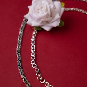 Handcrafted Oxidized Sterling Silver Braid Knot Kamarbandh Waist Chain ...