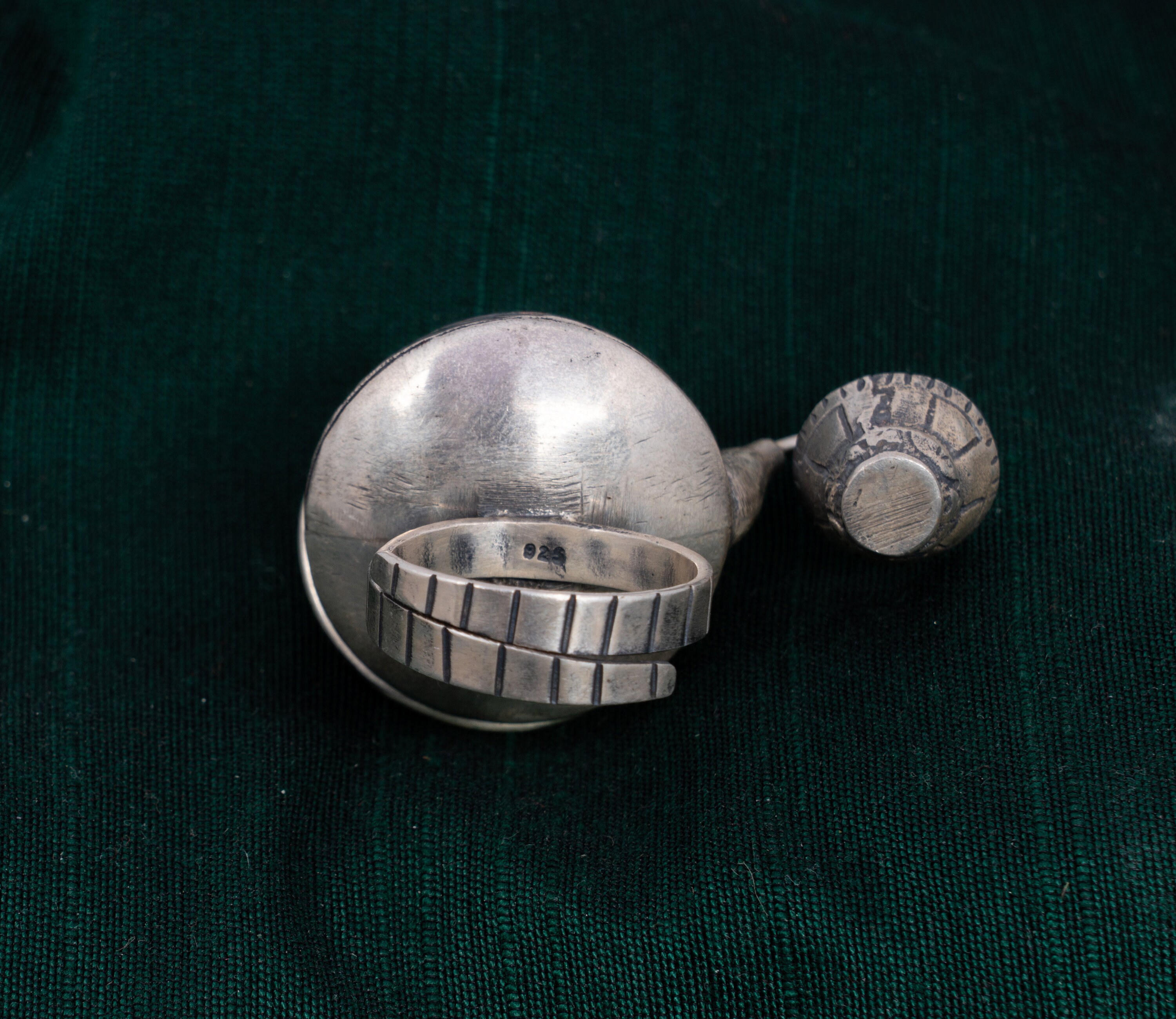 Anillo Ketli Chai retro de plata de ley 925 anillo ajustable - Etsy España