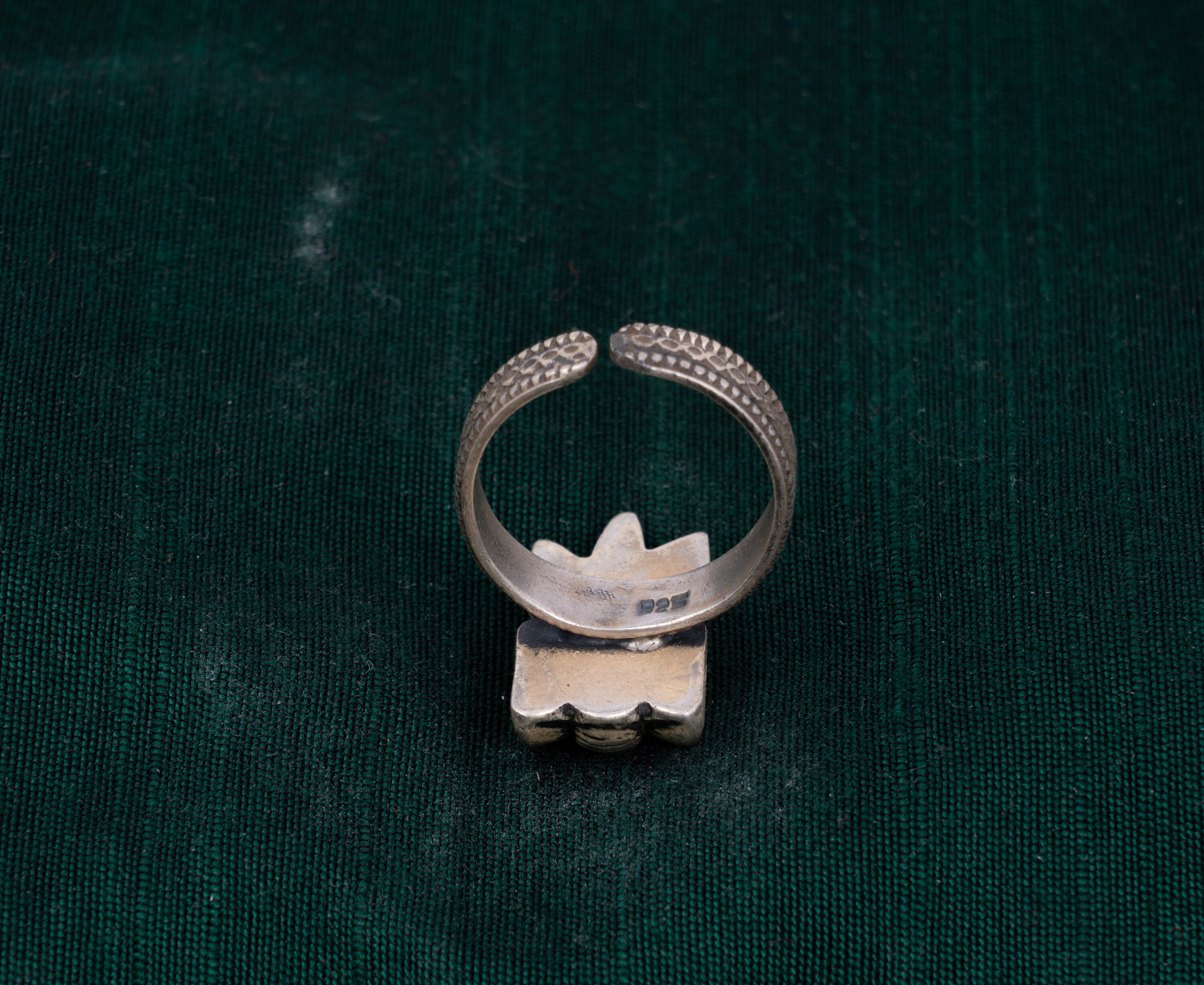 Moh Shiva Damru Pure Silver Ring Handmade Sterling Silver - Etsy